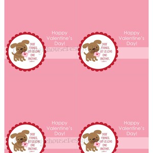 Valentine Treat Bag Topper for Kids | Puppy Dog Valentine | DIY ...