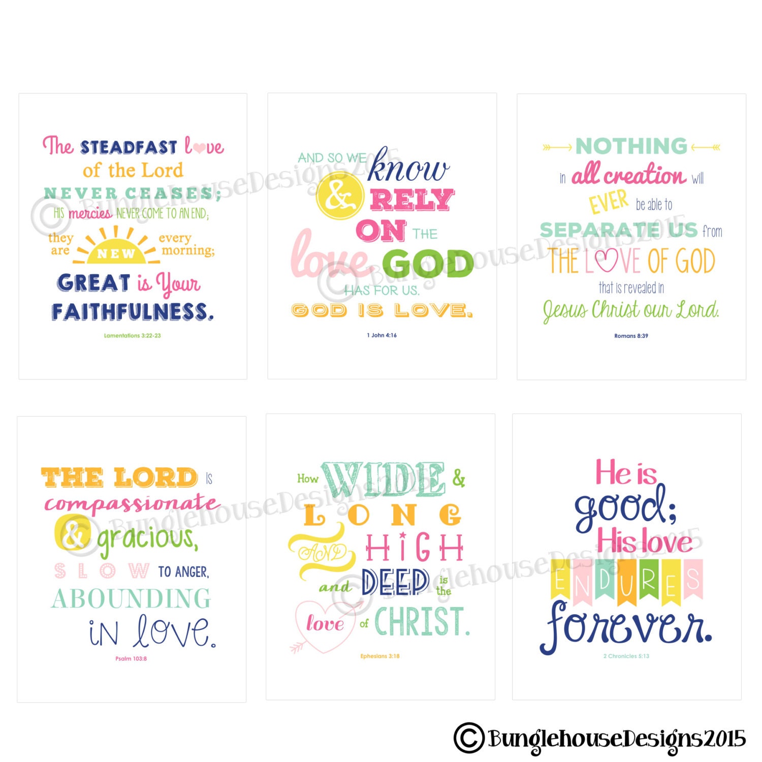 Printable Scripture Wall Art | Monthly Scripture Encouragement | God's ...