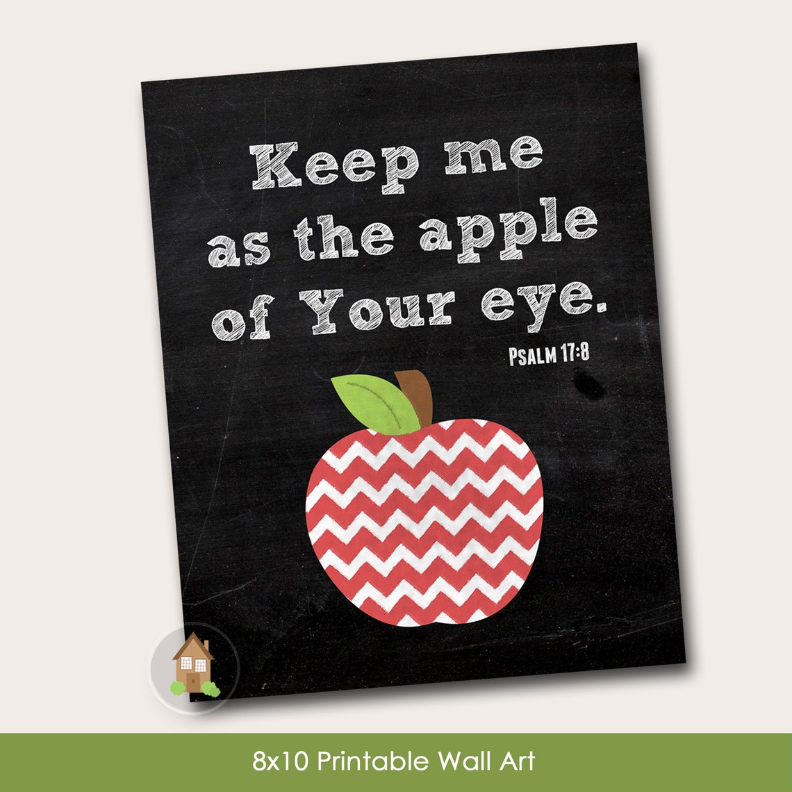 Teacher Printable Gift | Back to School Bible Verse Wall Art ...