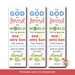 John 3:16 Printable Bookmark Outreach Scripture, Bible Verse Christian ...
