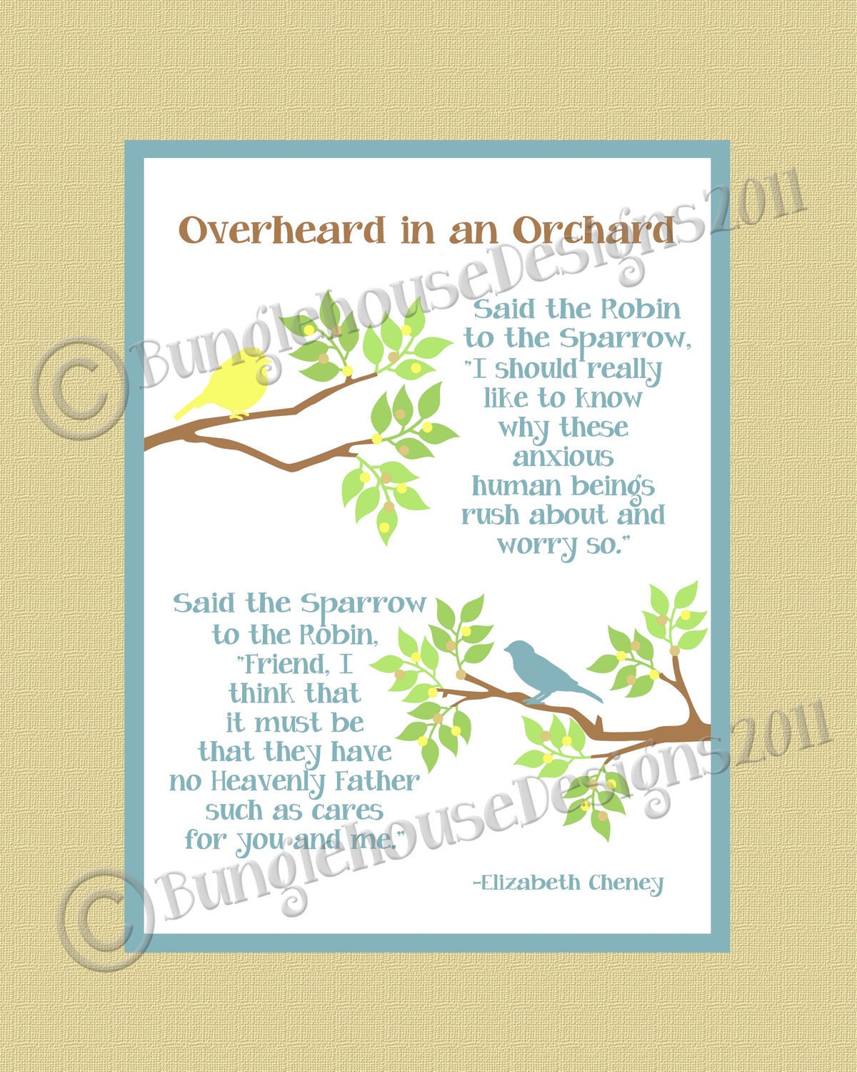 Printable Christian Poem Inspirational Wall Art DIY - Etsy