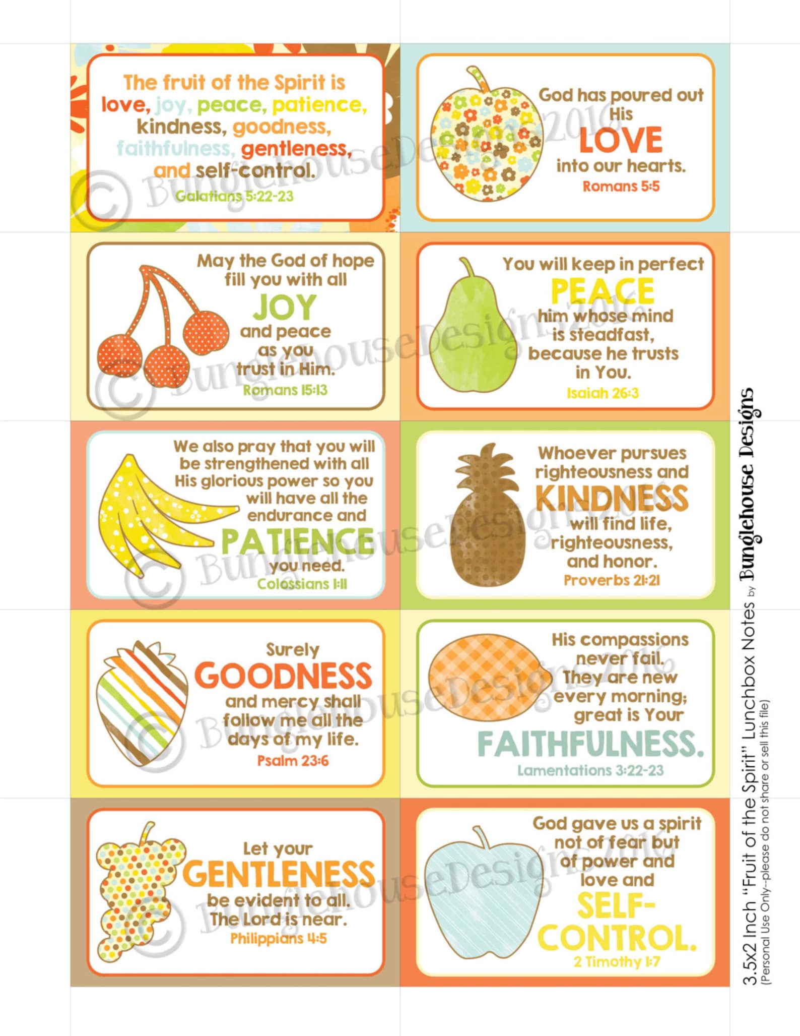 Christian Printable Lunchbox Notes | Scripture Lunch Box Notes | Bible ...