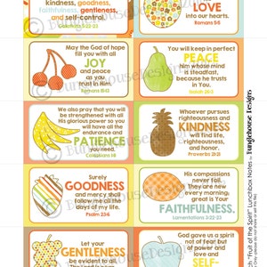 Christian Printable Lunchbox Notes | Scripture Lunch Box Notes | Bible ...