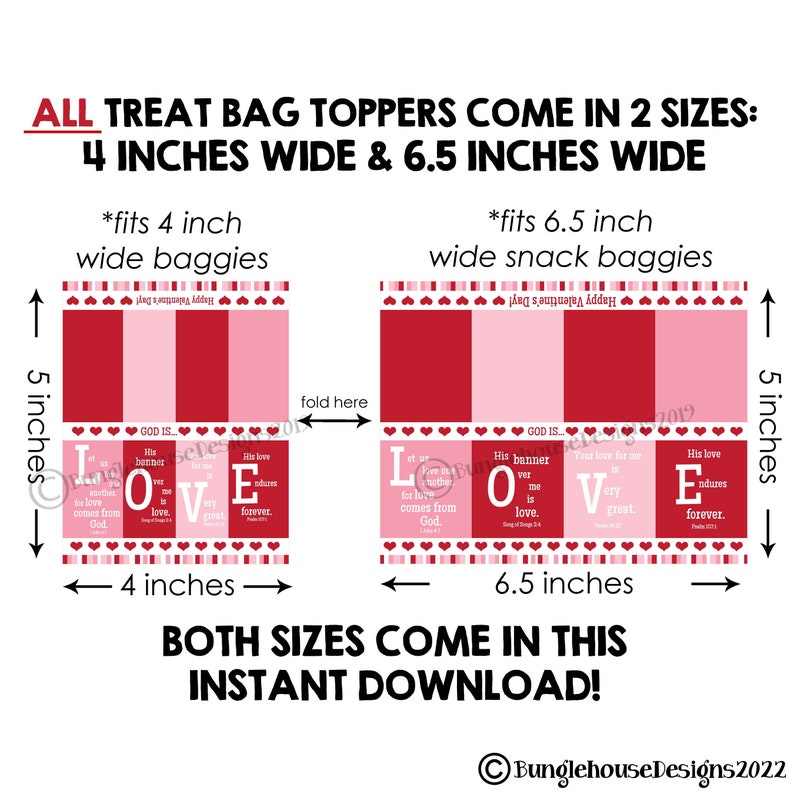 Kids Valentine Treat Bag Topper | Puppy Dog Valentine | DIY PRINTABLE ...