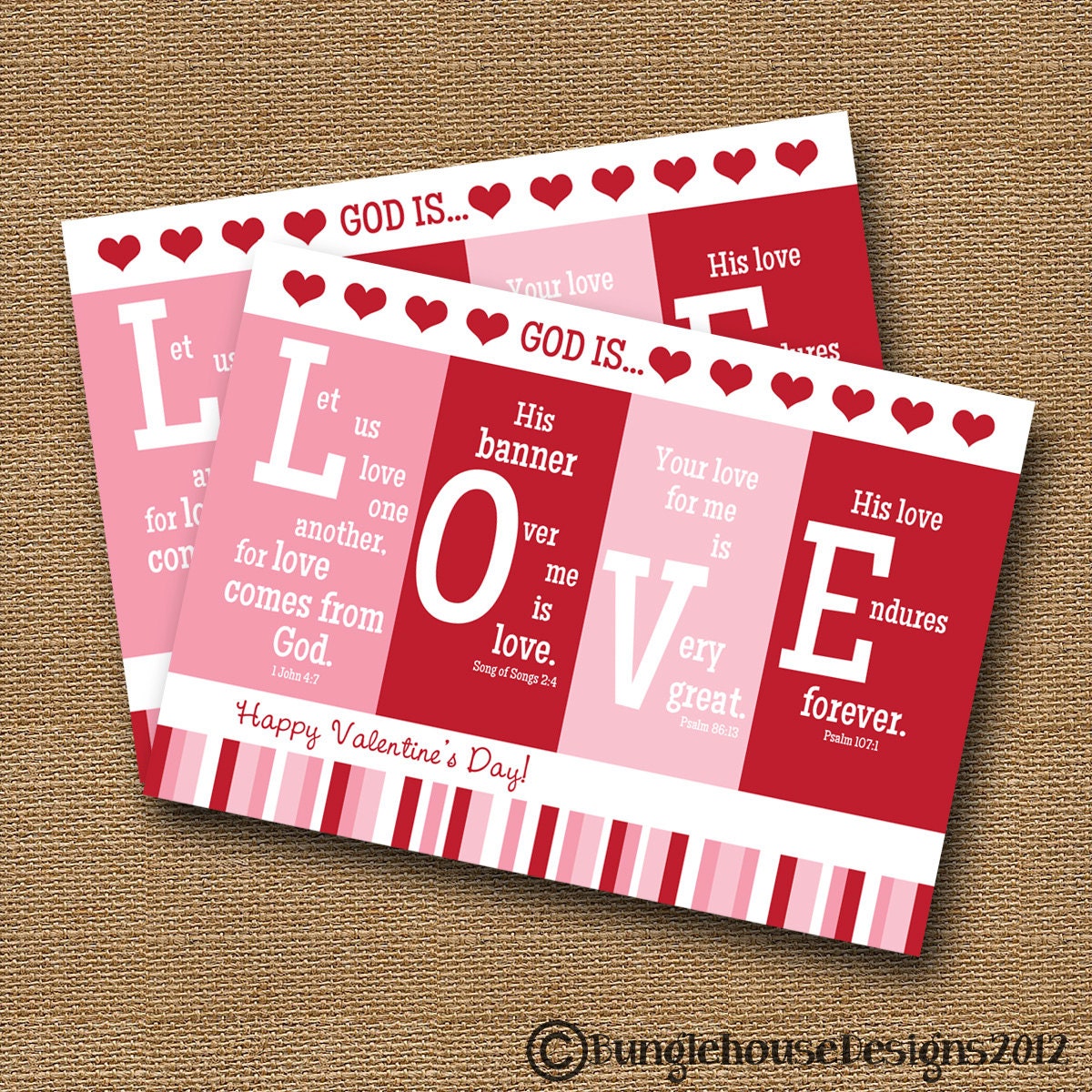 Printable Valentine Card Christian Scripture Bible Verse - Etsy