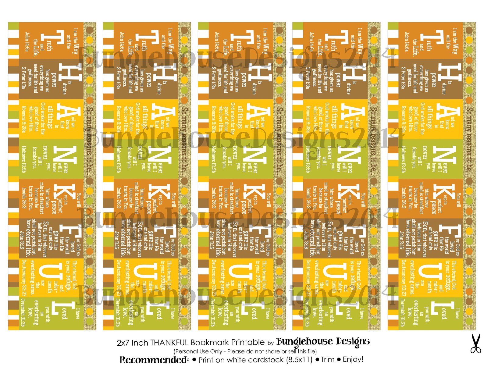 Printable Thanksgiving Bookmark | so Many Reasons to Be Thankful ...