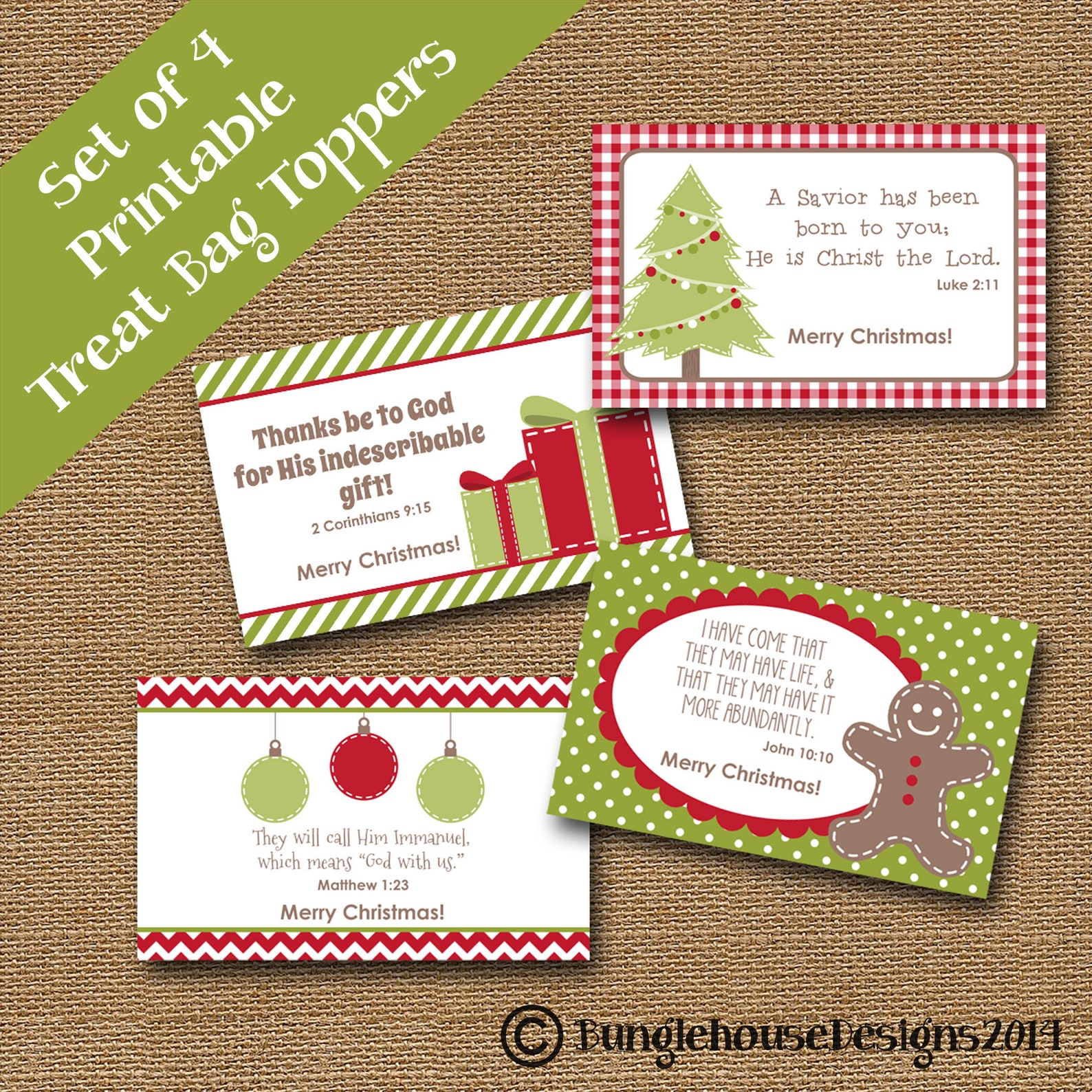 Kids Printable Christmas Treat Bag Toppers Christmas - Etsy