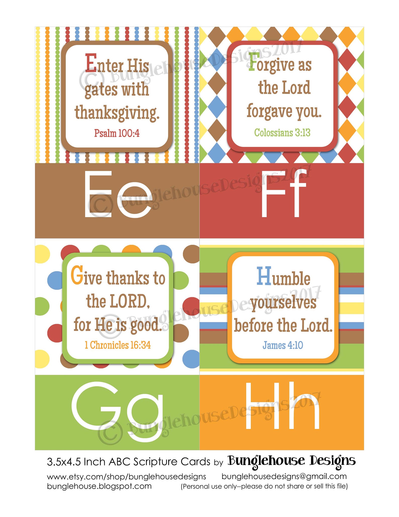 ABC Scripture Flashcards | Kid's Bible Verse Alphabet | DIY Christian ...