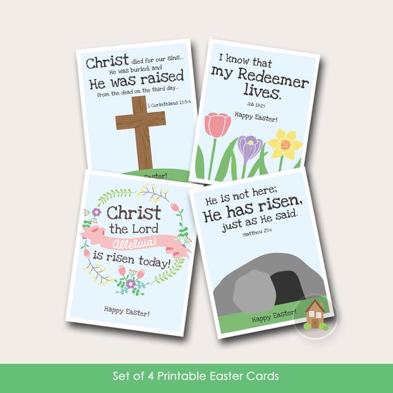 Printable Religious Cards Free Printable Christian Easter Cards For