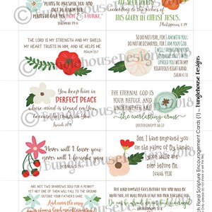 Scripture Encouragement Cards | Printable Bible Verses | Lunch Notes ...