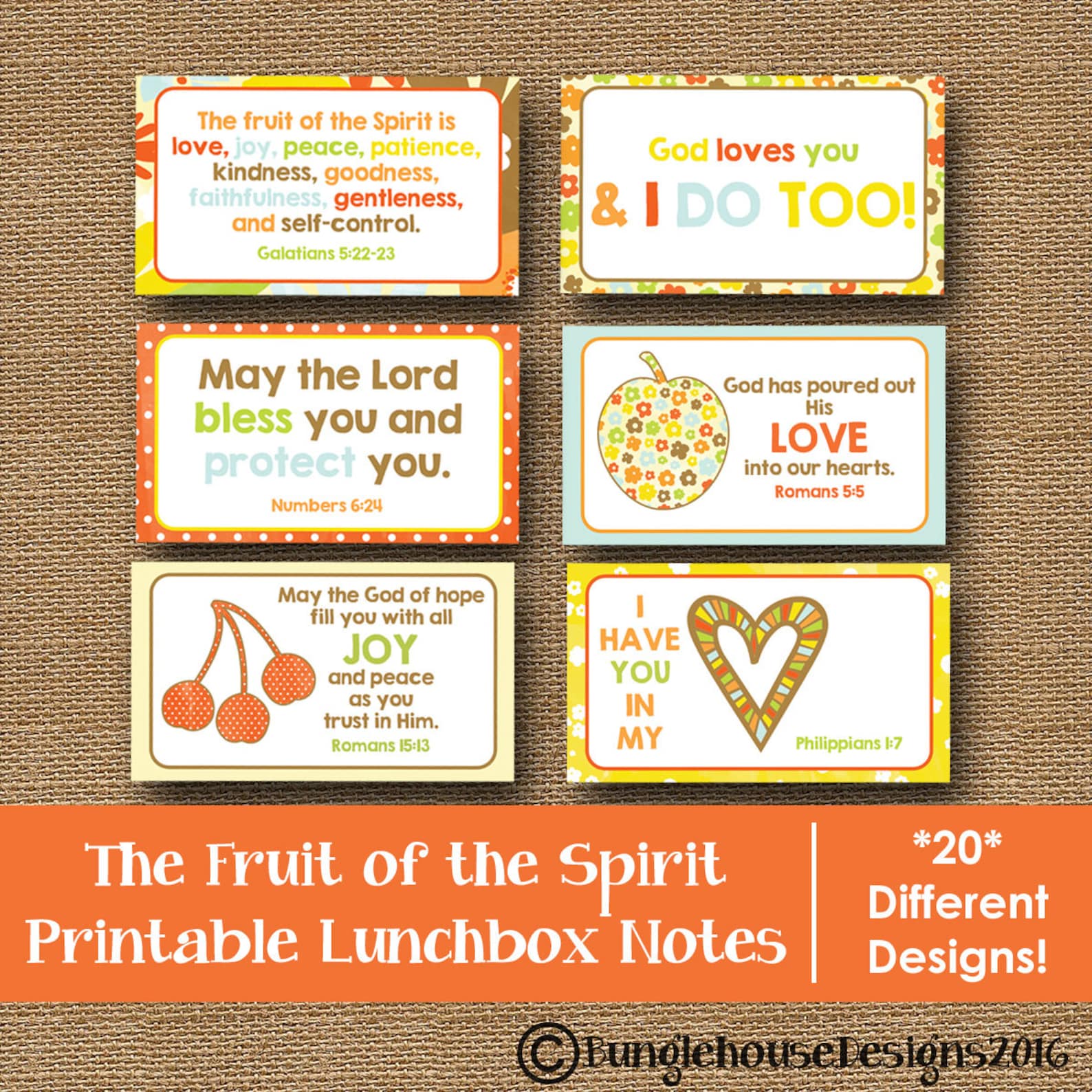 Christian Printable Lunchbox Notes | Scripture Lunch Box Notes | Bible ...