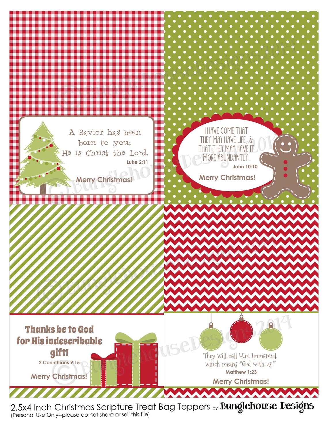 Kids Printable Christmas Treat Bag Toppers Christmas - Etsy