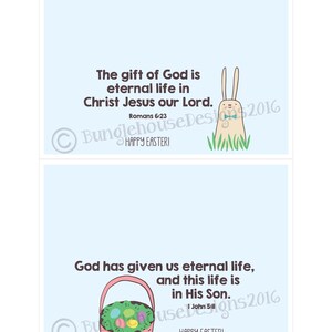 Easter Scripture Treat Bag Toppers | Cute Christian Easter Goody Bag ...