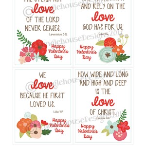 God's Love Valentines, Scripture, Bible Verse, Christian Cute Valentine ...