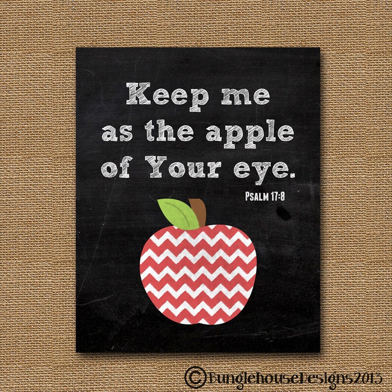 Teacher Printable Gift | Back to School Bible Verse Wall Art ...