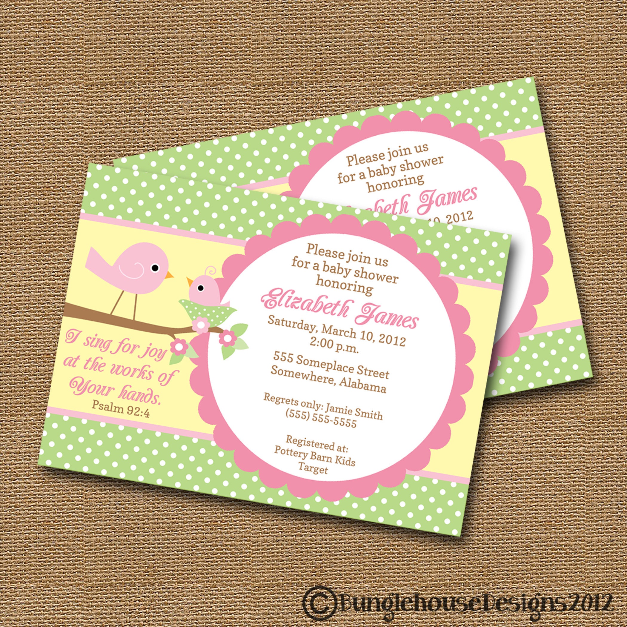 Baby Girl Shower Invitation Christian Religious Baby Shower - Etsy ...