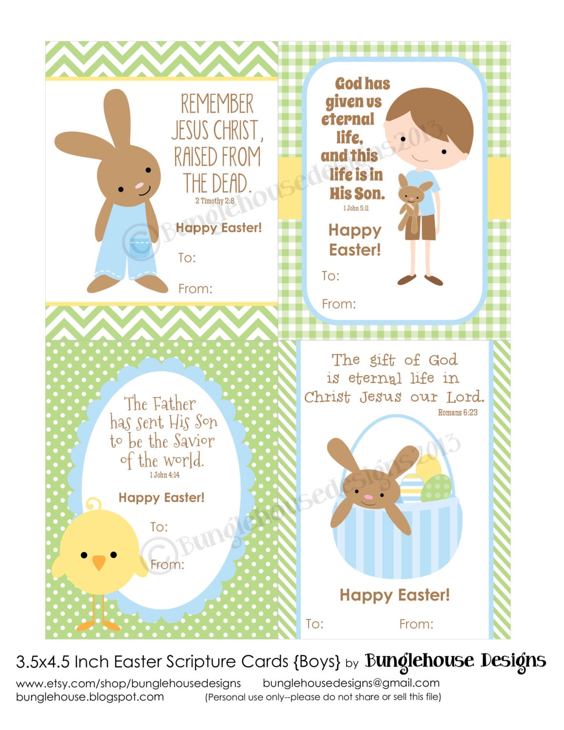 Children's Easter Cards Printable Christian Easter Card - Etsy