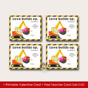 God's Love Bible Verse Note Cards Printable Scripture Valentines Cute ...