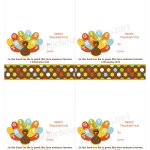 Thanksgiving Treat Bag Toppers for Kids | Colorful Turkey Topper ...