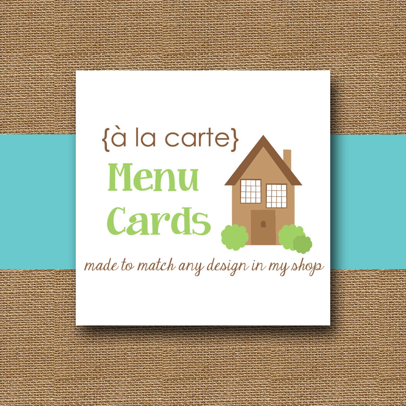 Made to Match MENU CARDS - Printable - Personalize and Coordinate With ...