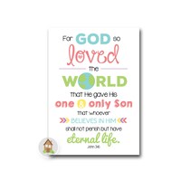 John 3 16 - Etsy