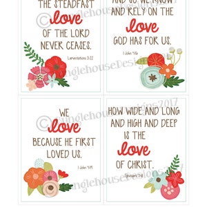 God's Love Valentines, Scripture, Bible Verse, Christian Cute Valentine ...
