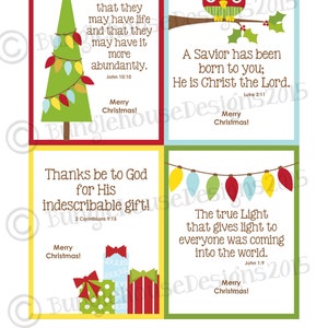 Kids Printable Christmas Cards | Cute Scripture Christmas Cards ...
