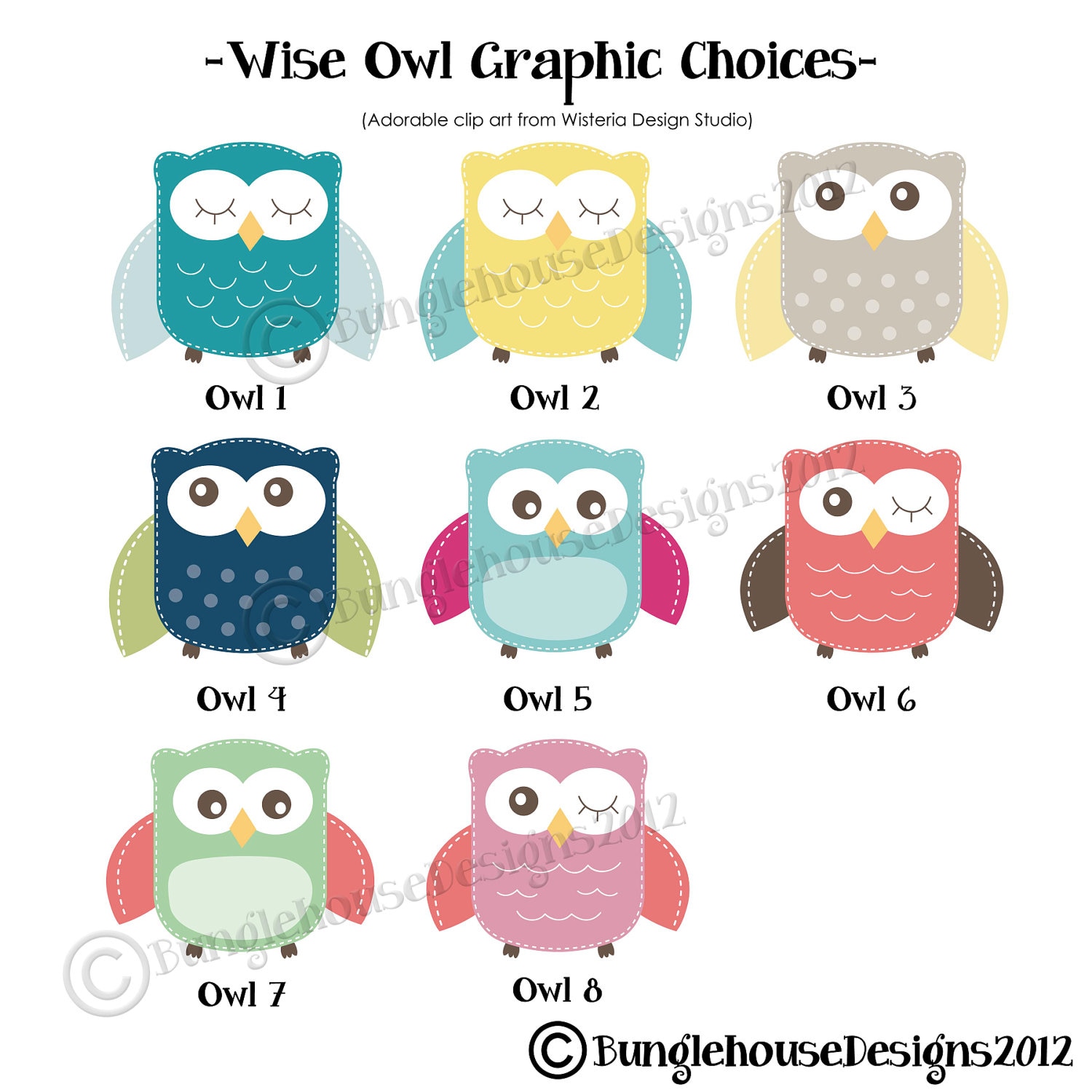 Owl Printable Wall Art DIY Personalized Children's - Etsy