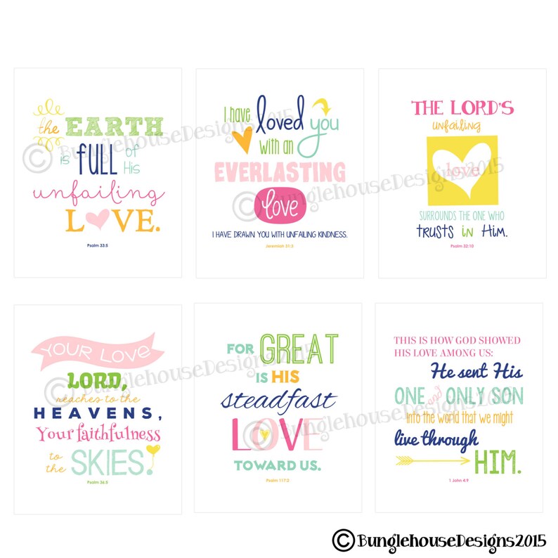 Printable Scripture Wall Art | Monthly Scripture Encouragement | God's ...