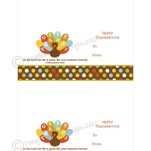 Thanksgiving Treat Bag Toppers for Kids | Colorful Turkey Topper ...