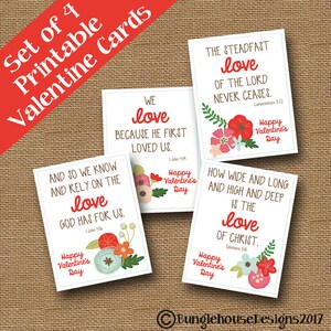 God's Love Valentines, Scripture, Bible Verse, Christian Cute Valentine ...