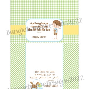 Easter Treat Bag Toppers for Kids | Printable Christian, Easter ...