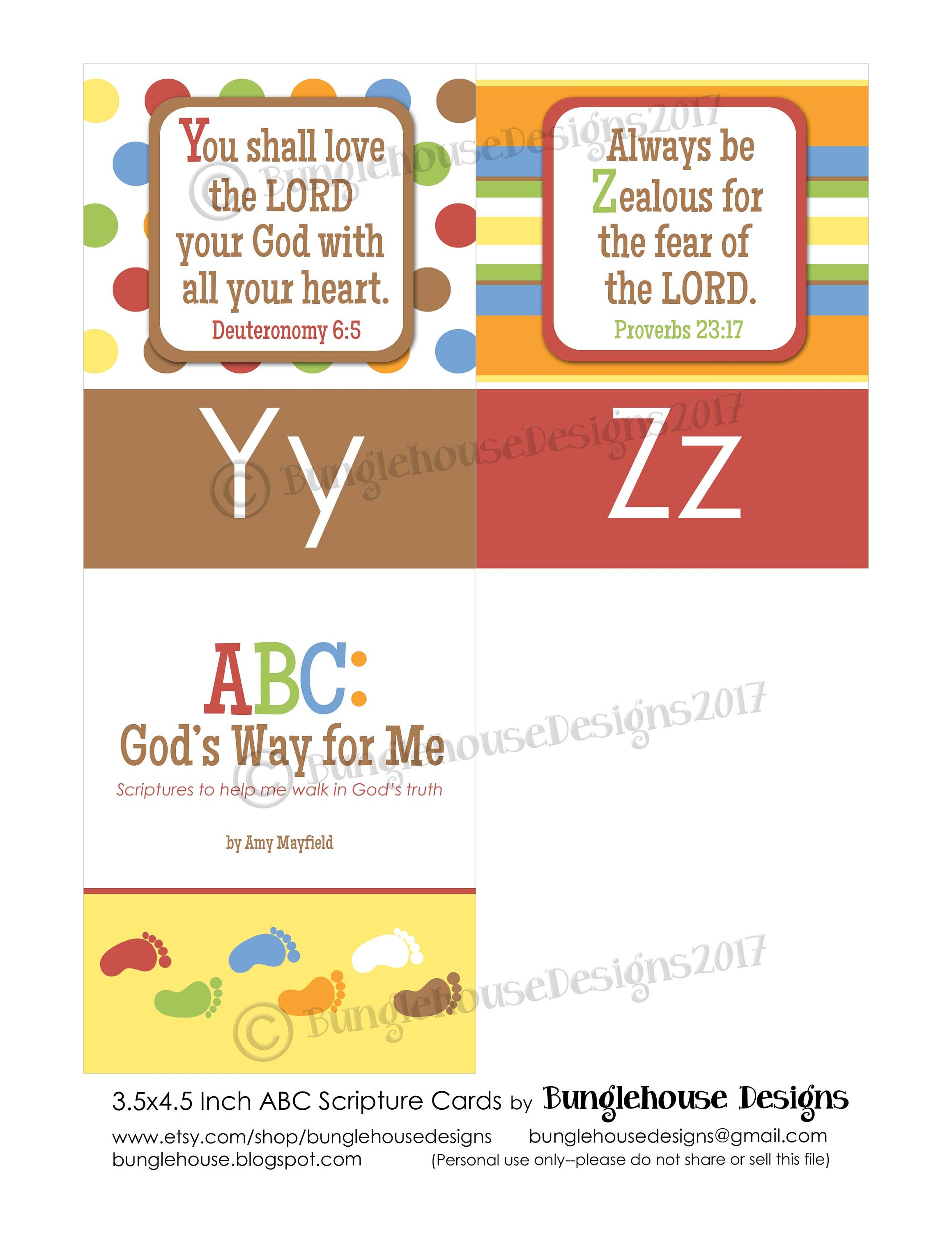 ABC Scripture Flashcards | Kid's Bible Verse Alphabet | DIY Christian ...