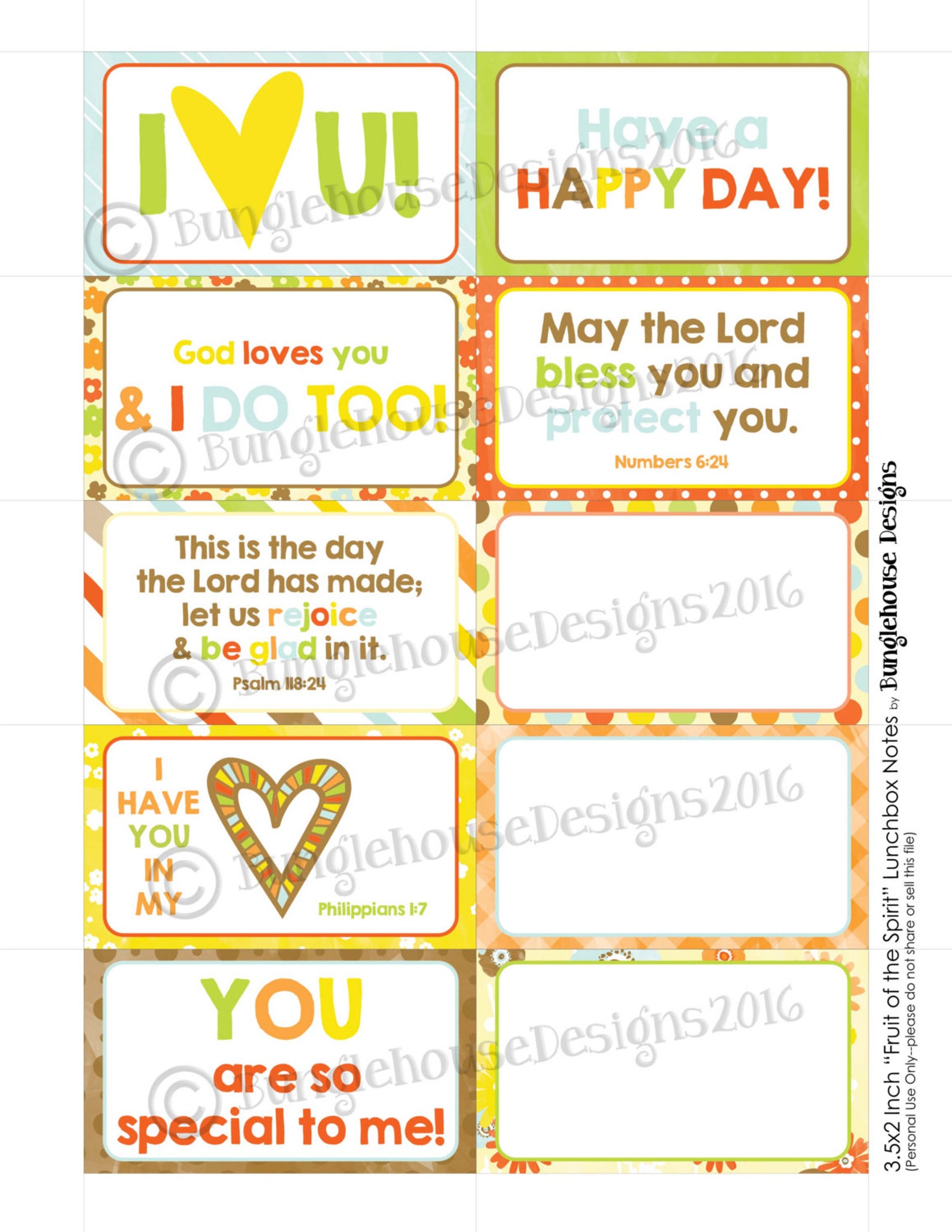 Christian Printable Lunchbox Notes | Scripture Lunch Box Notes | Bible ...
