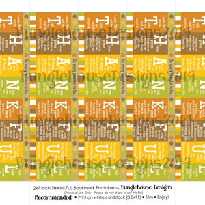 Printable Thanksgiving Bookmark | so Many Reasons to Be Thankful ...