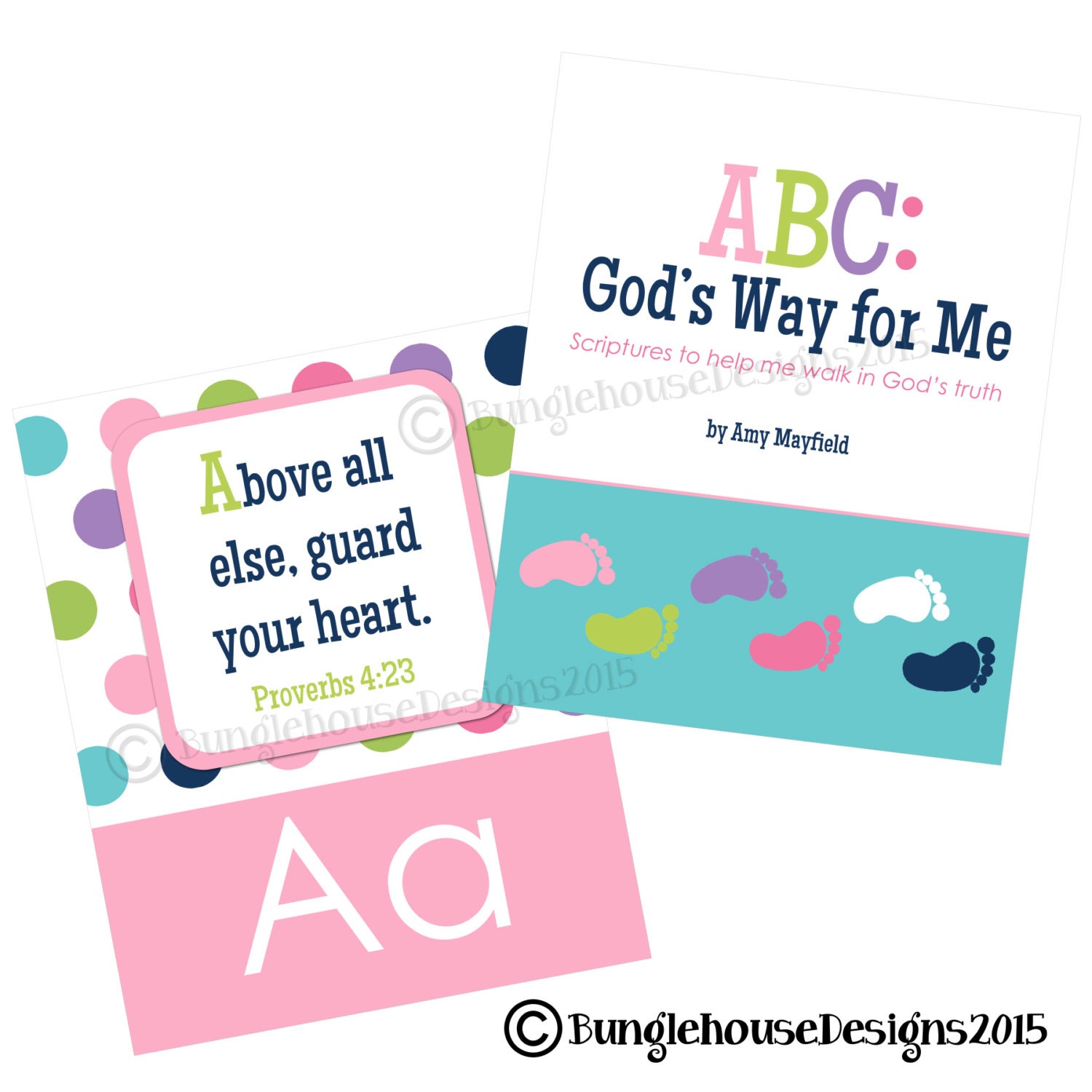 ABC Scriptures for Girls | Children's Alphabet | Scripture Wall ...