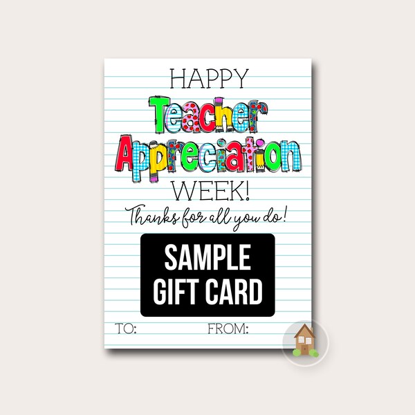 Happy Teacher Appreciation Week Card - Etsy