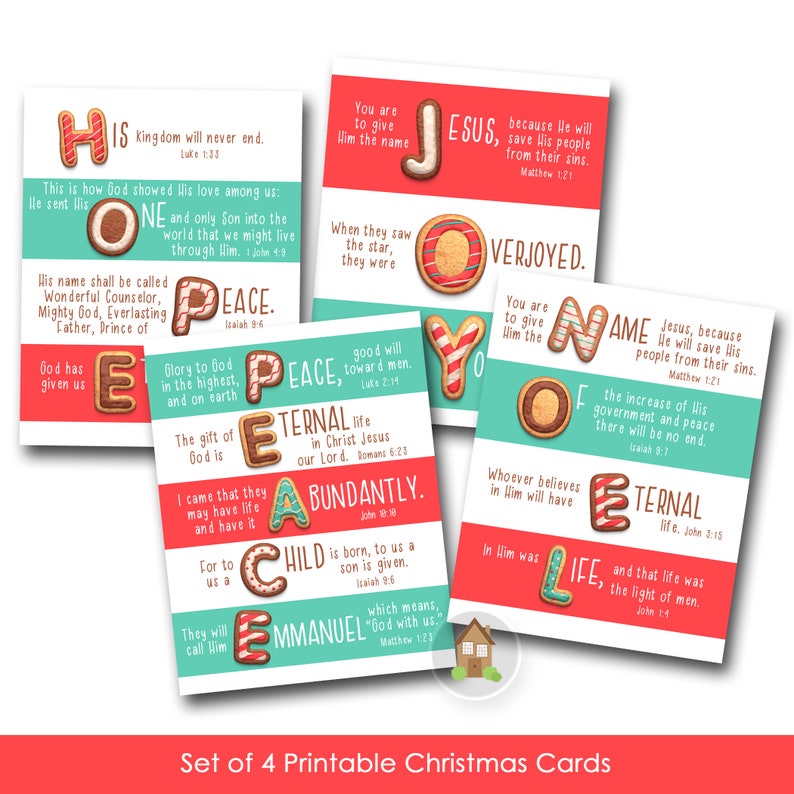 Printable Christian Christmas Cards for Kids | Cute and Fun Christmas ...