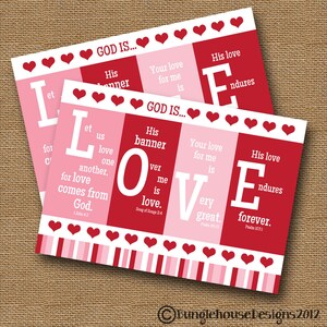 Printable Valentine Card | Christian, Scripture, Bible Verse Valentine ...