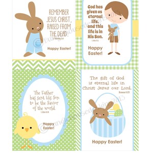 Children's Easter Cards | Printable Christian Easter Card | Kids Sunday ...