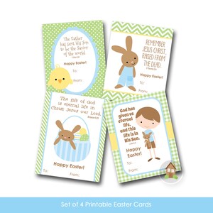 Children's Easter Cards | Printable Christian Easter Card | Kids Sunday ...