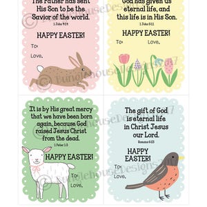 Christian Easter Cards With Scriptures | Religious, Bible Verse Easter ...