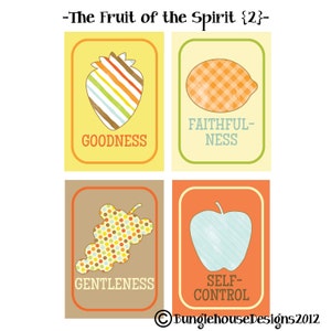 Christian Printable Wall Art | Fruit of the Spirit Art for the Home ...