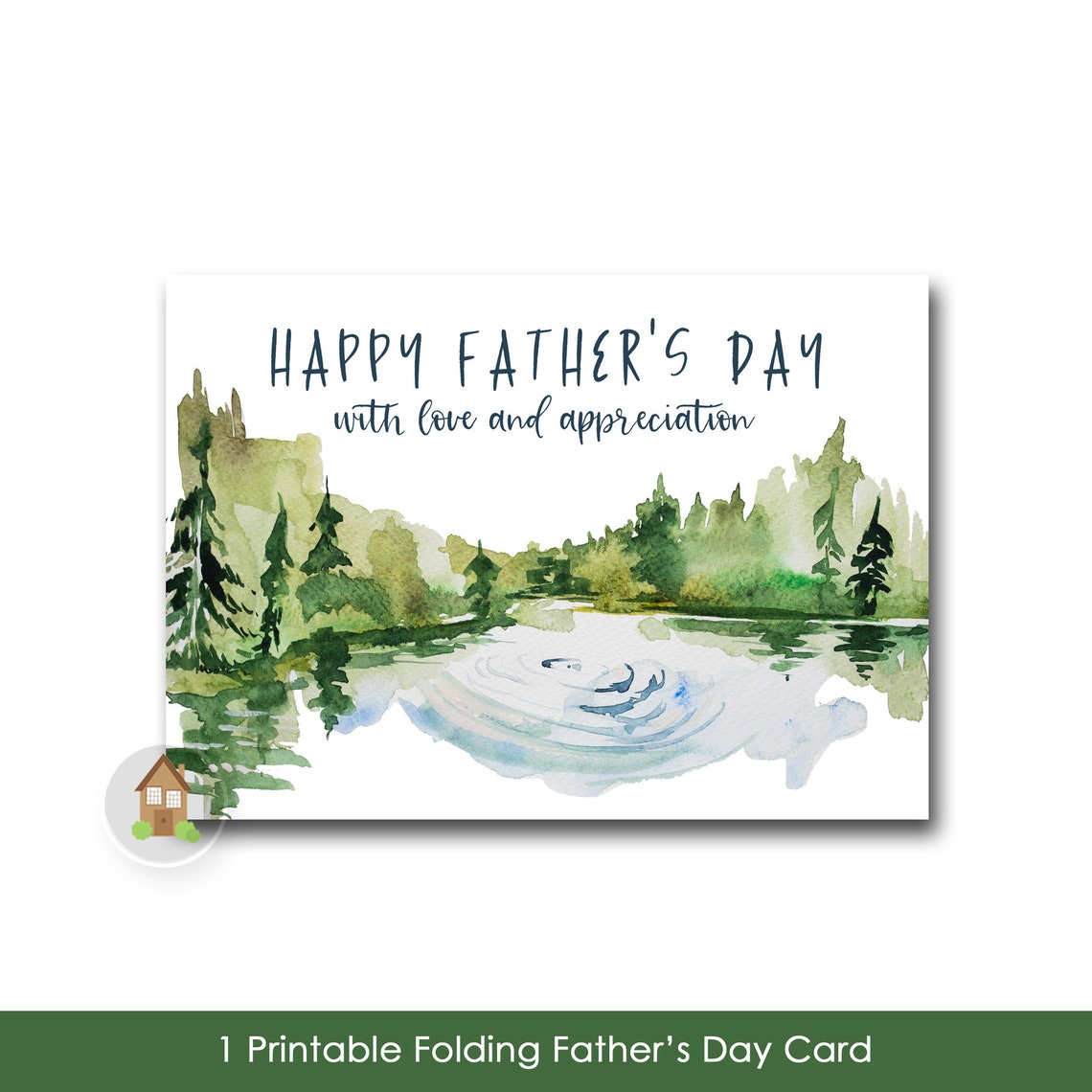 Father's Day Love and Appreciation Instant Download Card - Etsy
