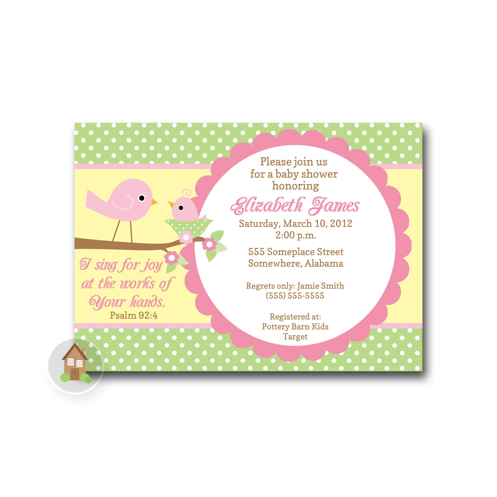 Baby Girl Shower Invitation Christian Religious Baby Shower - Etsy ...