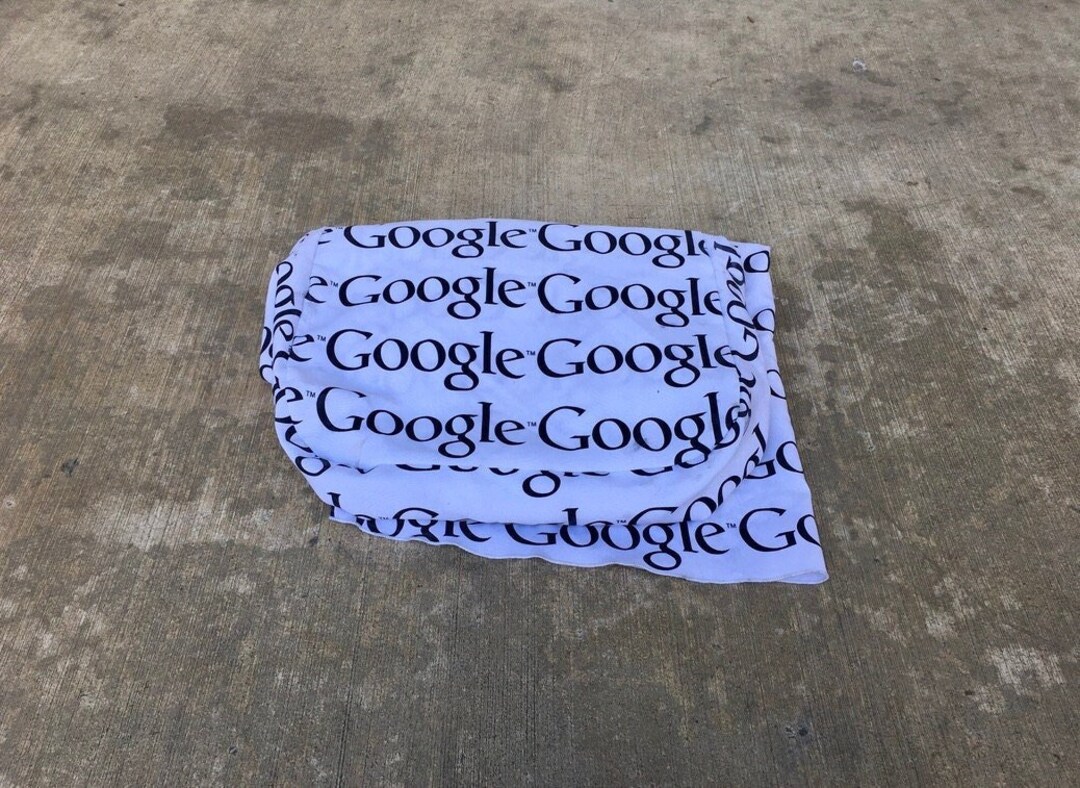 Googolplex -- Reclaimed Patterned Fabric Featuring the Logo of a ...