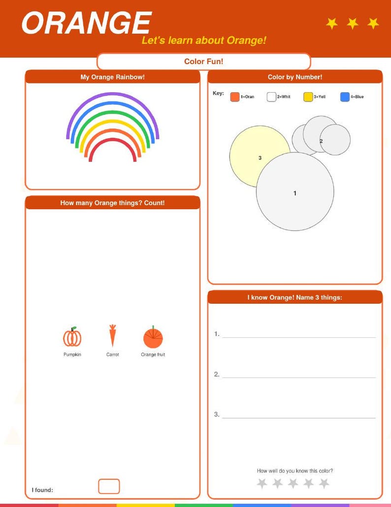 Learn Colors Workbook Printable | Fun Color Activities for Toddlers ...