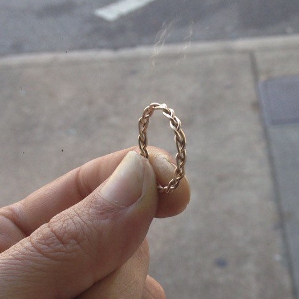 Braided Ring - Etsy