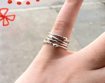 Recycled Silver Ring Made to Order - Etsy