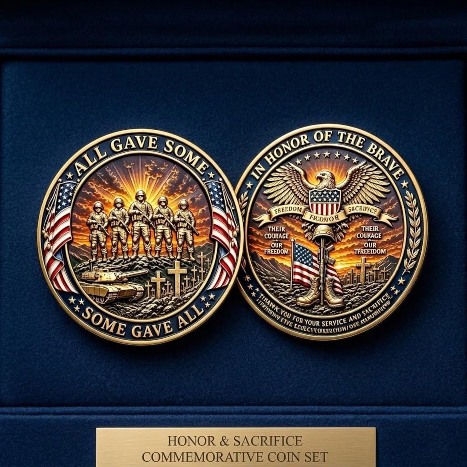 All Gave Some Honor Coin - Military Thank You for Your Service Gift ...
